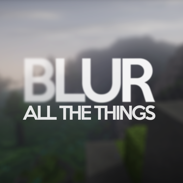 Blur for Minecraft 1.15.1