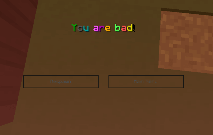 Death Messages for Minecraft Pocket Edition 1.14