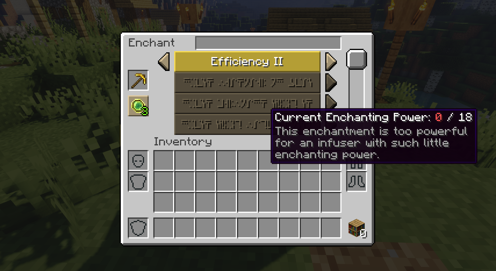 Enchanting Infuser for Minecraft 1.17